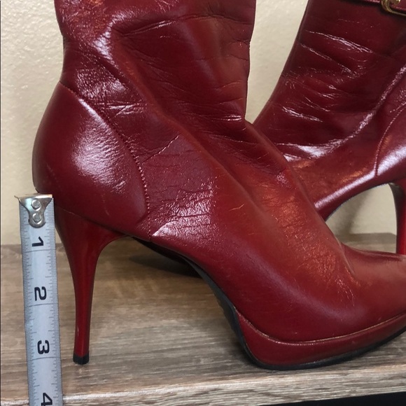 Shoes | Sexy Red Platform Ankle Boots | Poshmark